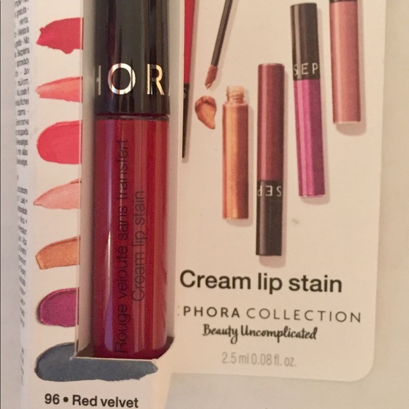 Sephora | Makeup | Sephora Red Velvet Cream Lip Stain | Poshmark